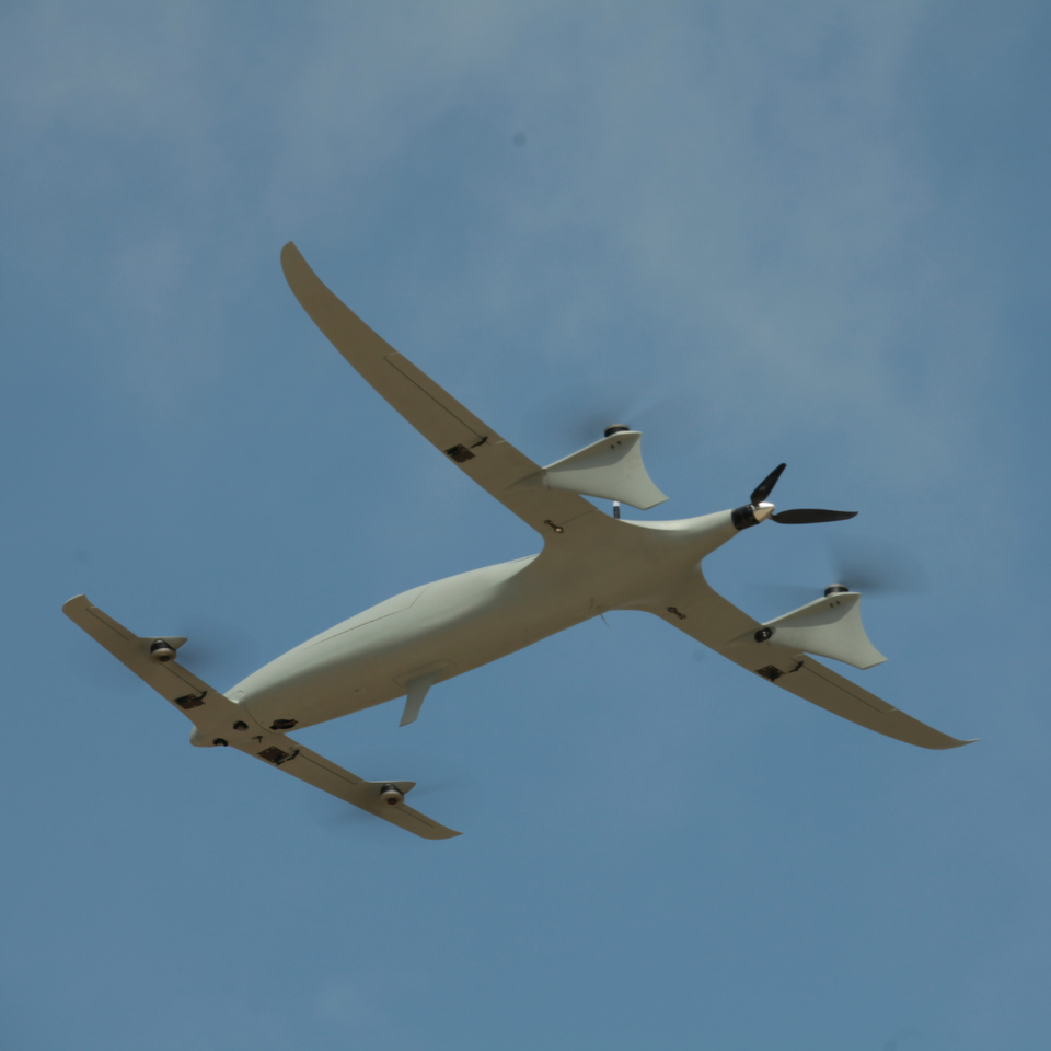 Hybrid VTOL Fixed-Wing Mapping Drone Industrial-Grade Carbon Fiber Long ...