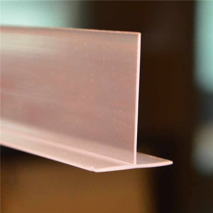 T Shape Divider PVC Strip Shelf Taker Holders for Supermarket