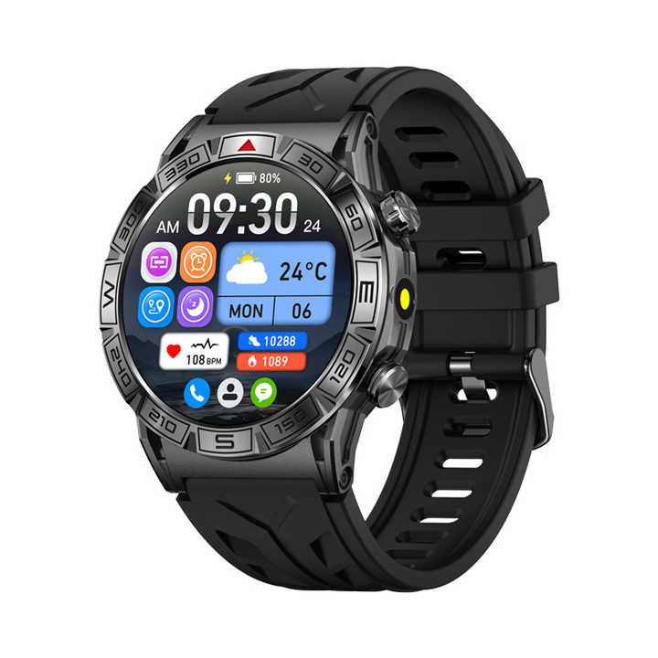 2024 Hottest Smart Watch KC80 with Flashlight Compass Altitude ...