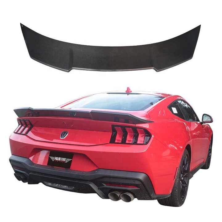 2024 Ford Mustang Dark Horse Carbon Fiber Rear Wing Spoiler ODM