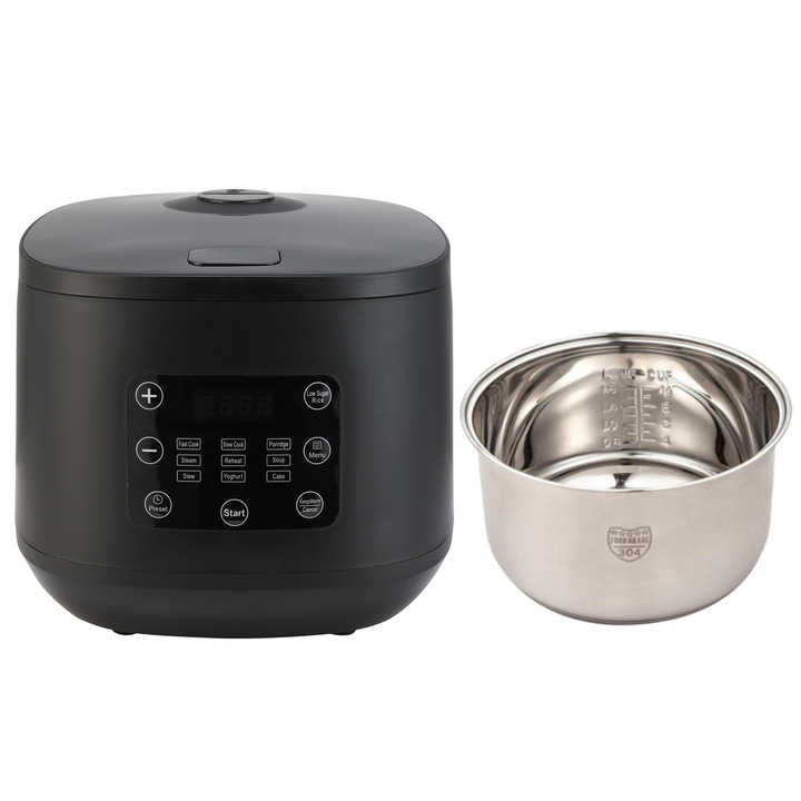 5L Digital Electric Rice Cooker Stainless Steel Inner Pot Smart Kitchen ...
