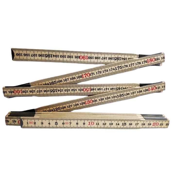 High Quality 2 Meter Wood Folding Yardsticks - Precision