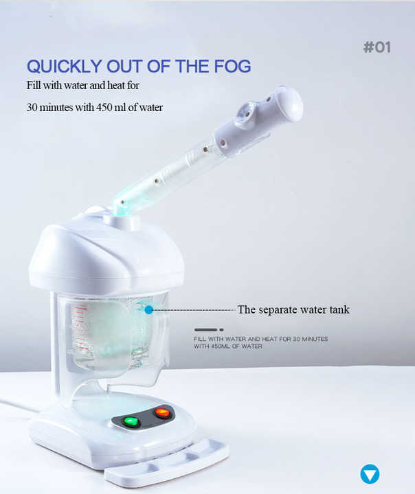 Portable Sprayer Hot Mist Moisturizing Hydration System Humidifier Nano ...