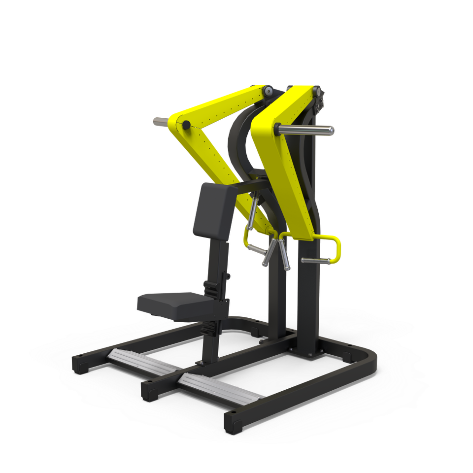 Plate Loaded Steel Seated Low Row Machine with Safety Features for Back ...