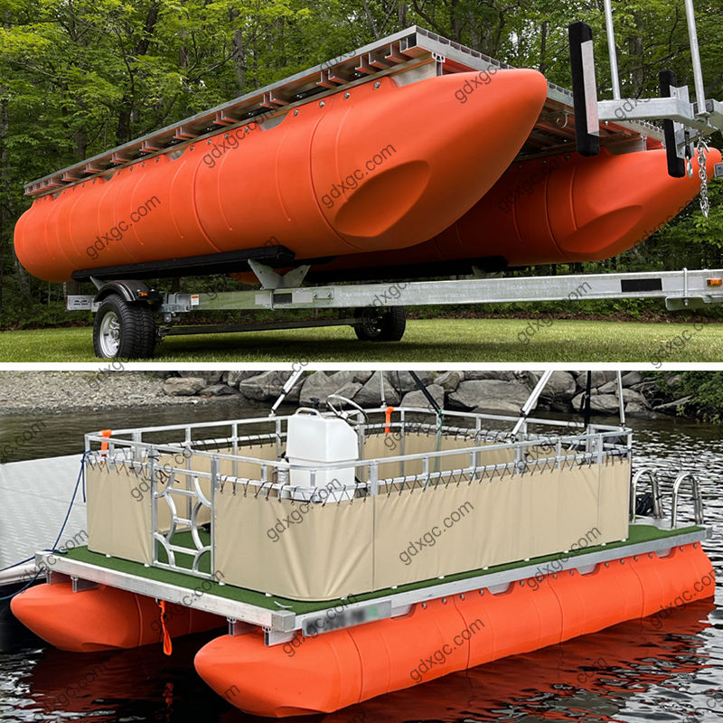 Custom Plastic Boats - Durable Pontoon Floats for Watersports