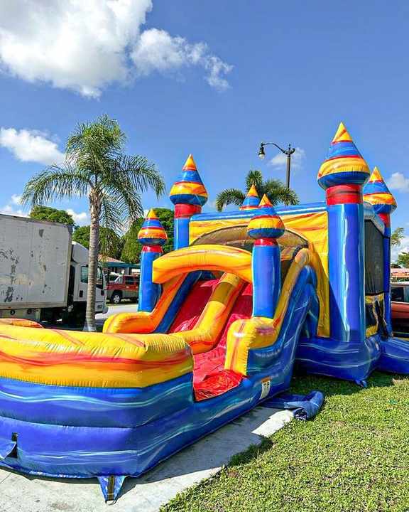 Commercial Inflatable Bounce House & Water Slide Combo - OEM Available