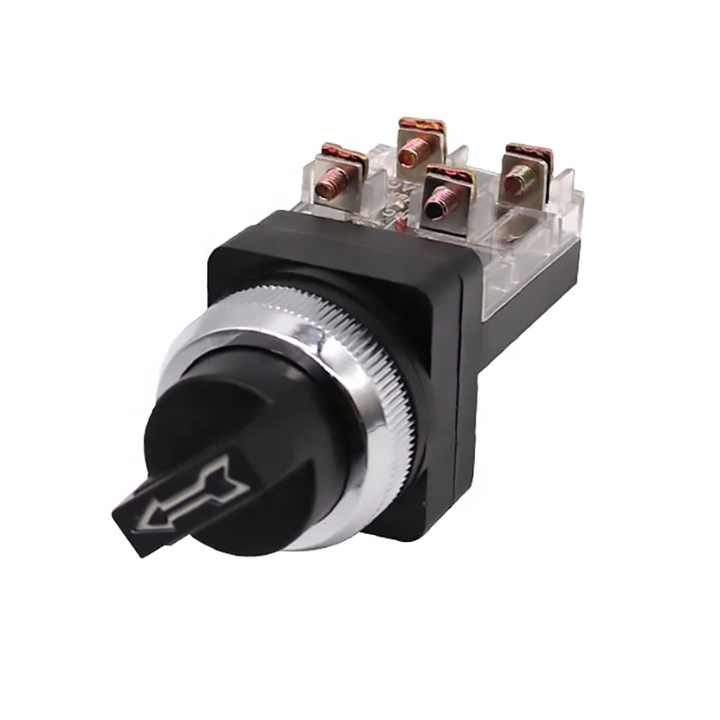 30mm 2 Position Selector Rotary Push Button Switch - Binrong