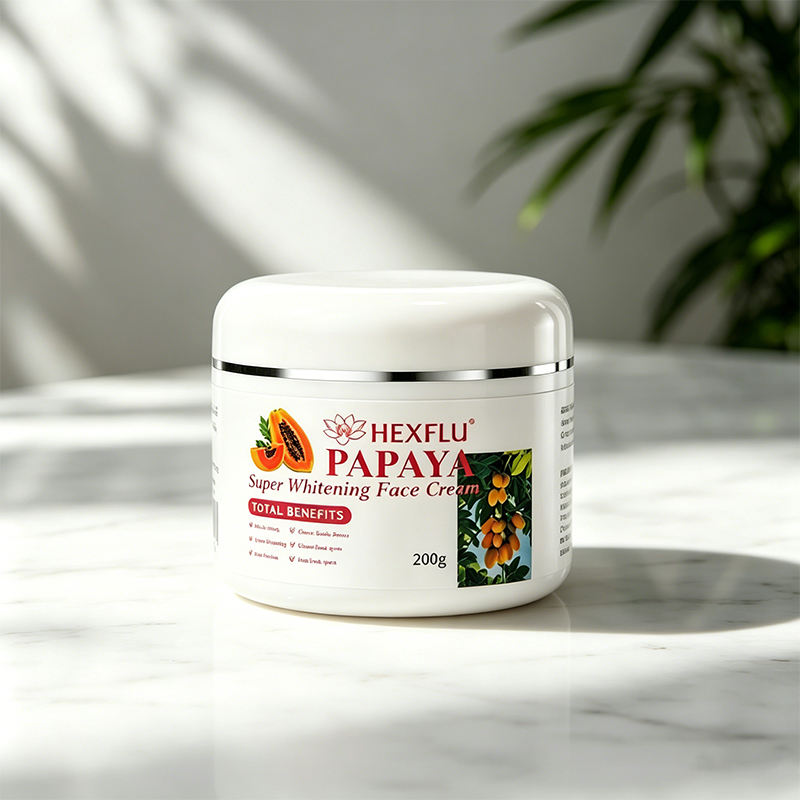 HEXFLU - Papaya Super Whitening Face Cream 200g - Brightening ...