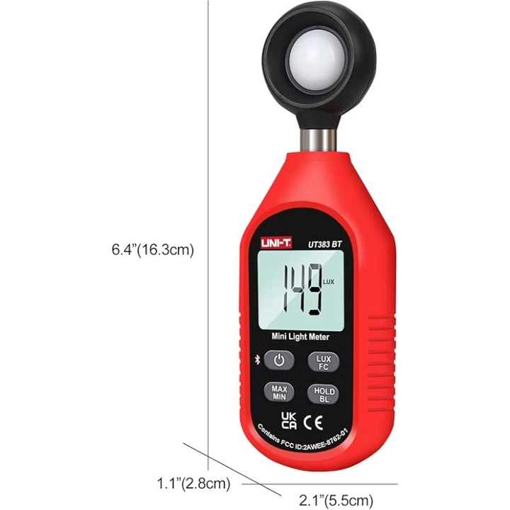 Uni-t Ut383bt Digital Light Meter For Photometer & Radiation Meter Odm