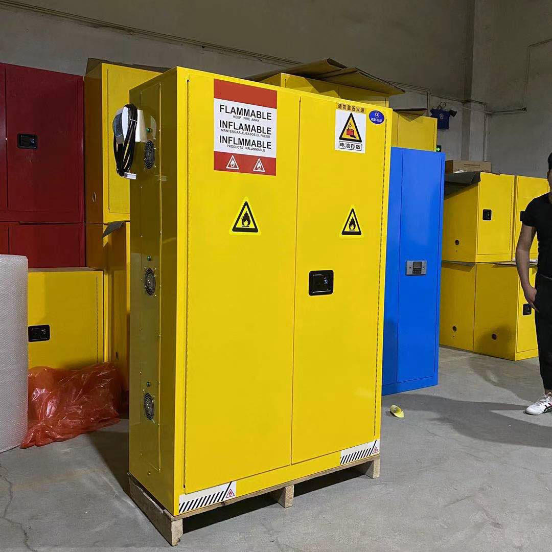 Customized charging safety cabinet three-layer explosion-proof battery ...