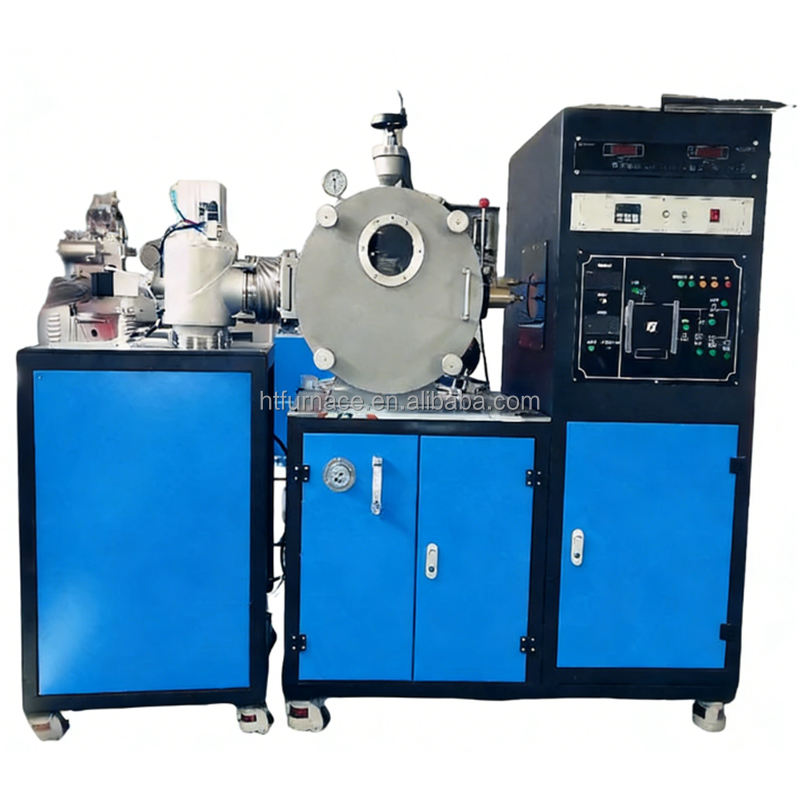 Lab 2KG Vacuum Induction Heating Melting Equipment Small Vacuum ...
