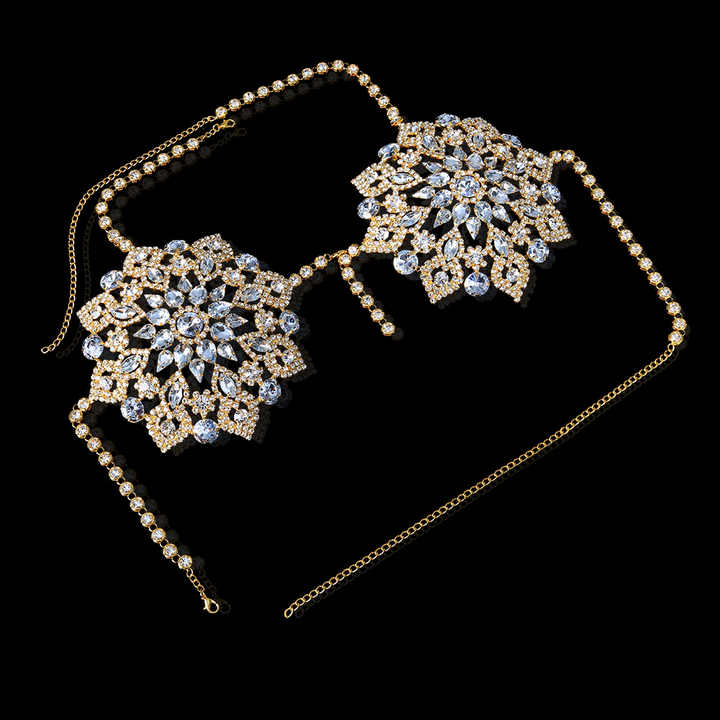 Brave Light Sexy Bras Big Diamonds Shiny Rhinestones Luxury Women's ...