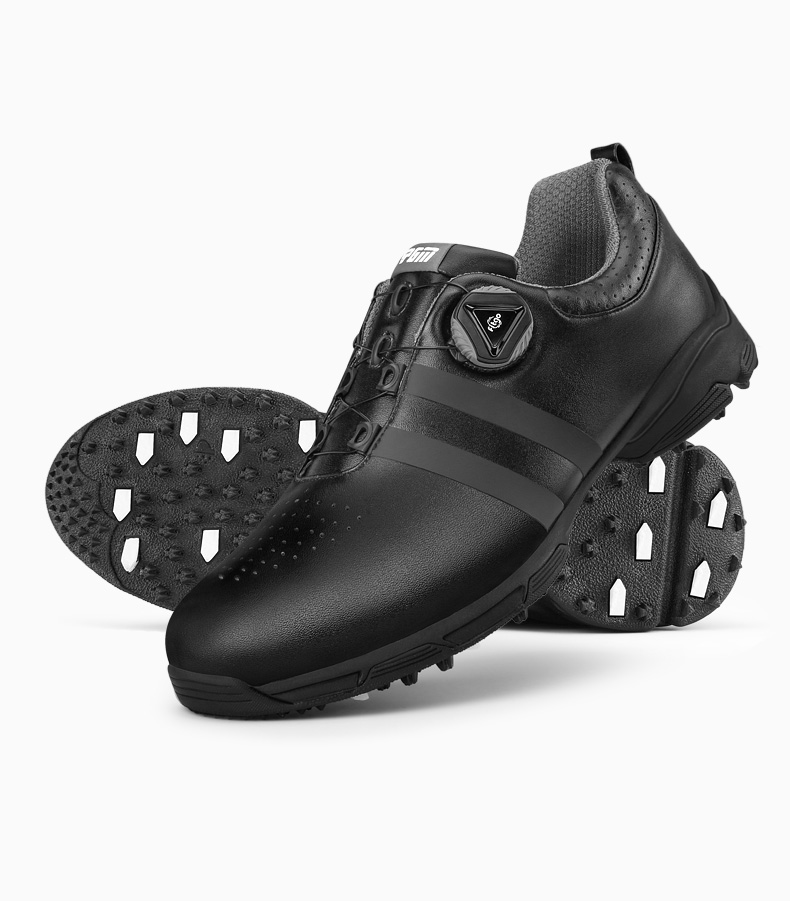 PGM XZ186 water proof golf shoes men custom logo black spike less golf ...