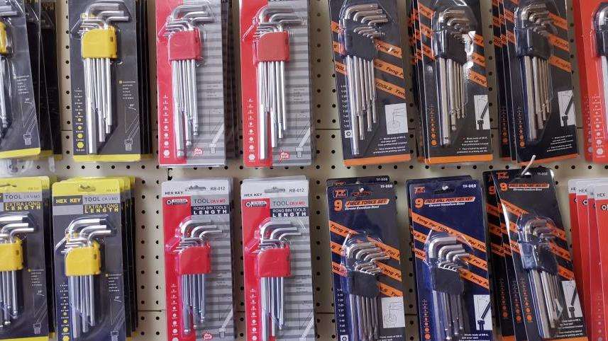 8 Pack Portable Folding Wrench Set Torx Allen Wrench Chrome Vanadium ...