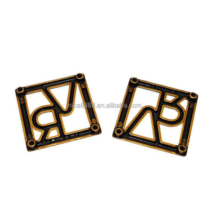 Wholesale Handbag Accessory Custom Metal Brand Logo Handbag Labels Hang ...