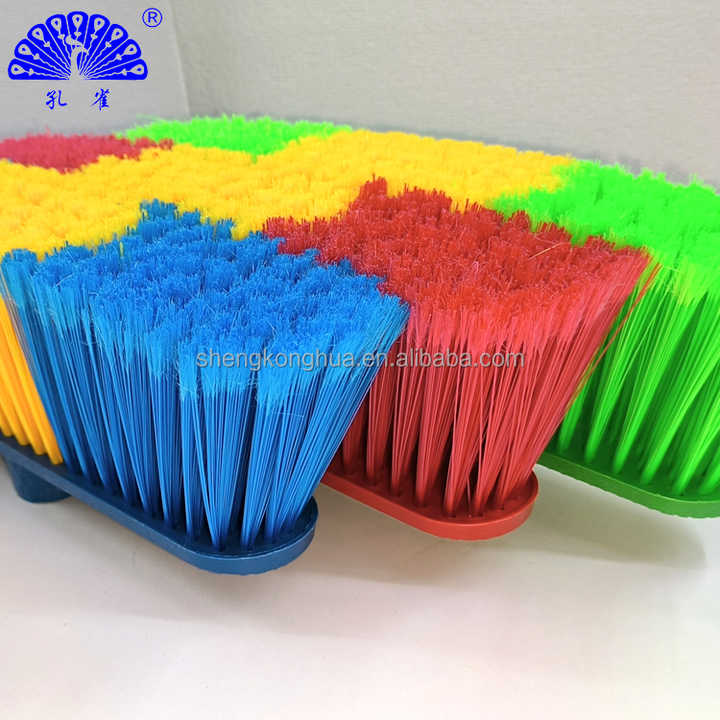 Durable Plastic Brooms with Long Wooden Handles Broom & Stick 2 in 1 ...