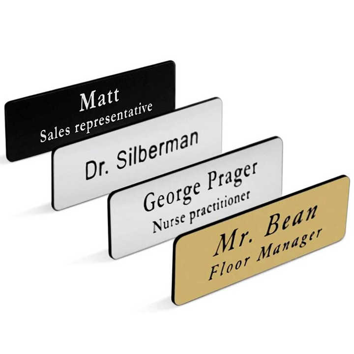 Custom Magnetic Name Badges - Perfect for School Uniforms