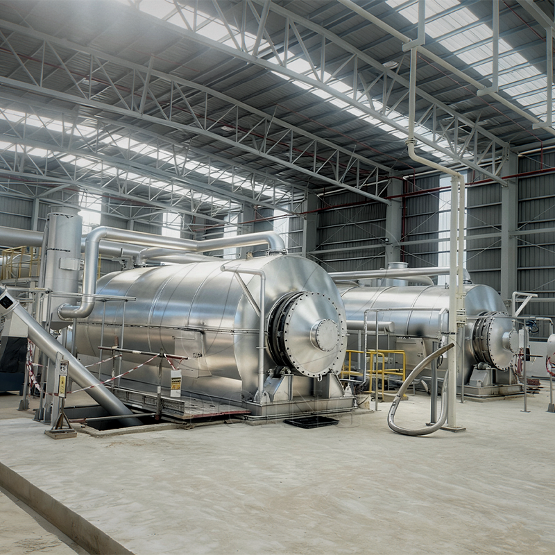 Rubber Waste Pyrolysis Reactor Engine for Municipal Solid Waste Tire ...
