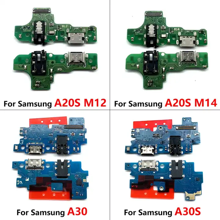 USB Charging Port Charger Board Flex Cable for Samsung A01 A02 A10 A11 A12 with Dock Plug ...