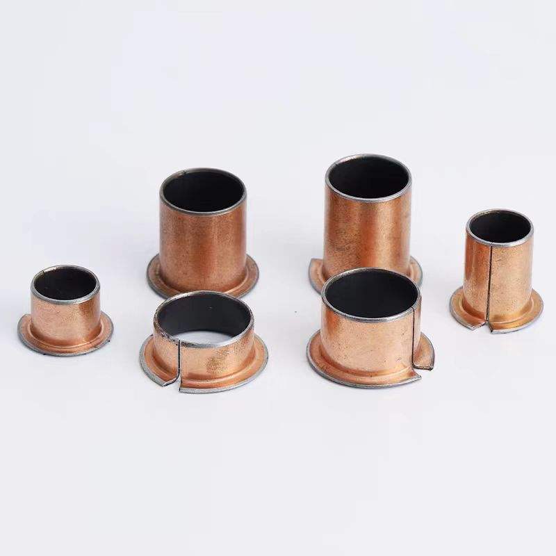 SF-1F Type Flanged Oil-free Self-lubricating Composite Copper Bushing ...