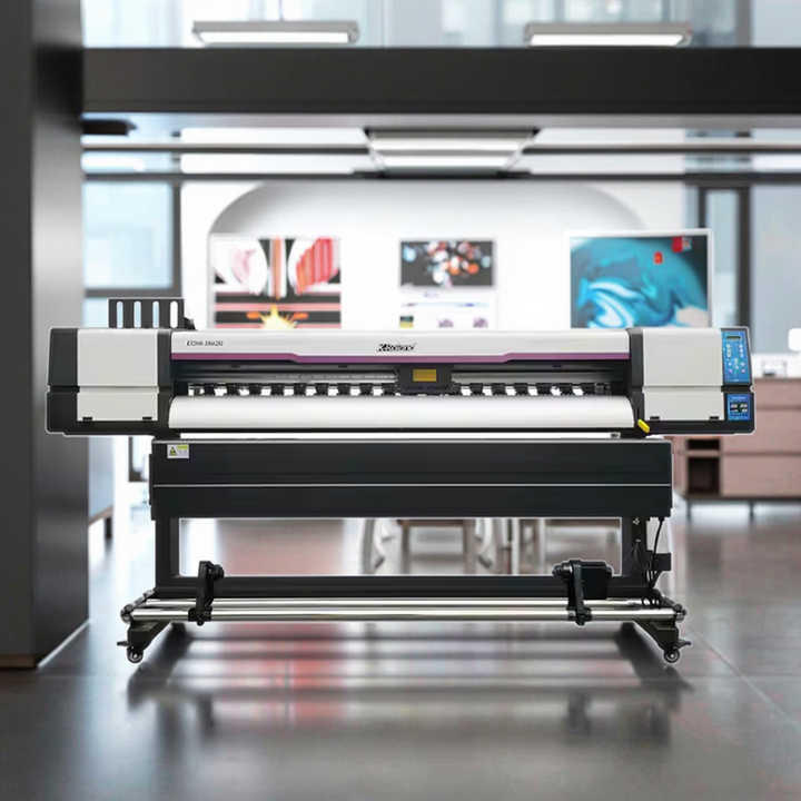 Easy Adjustment 1.8M Eco Solvent Printer I3200 Printer Flex Printing ...