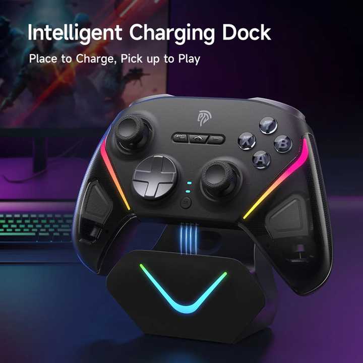 EasySMX D10 Wireless Gaming Controller Wireless Gamepad Compatible with ...