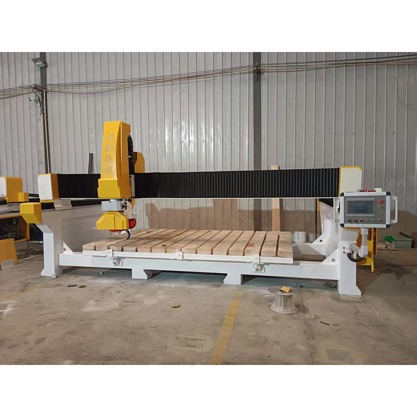 Mingke 4 Axis CNC Bridge Saw Machine PLC Motor 3200*2000mm Industrial ...