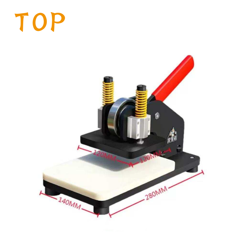 Small Manual Leather Die Press Cutter - Hand Punching Machine