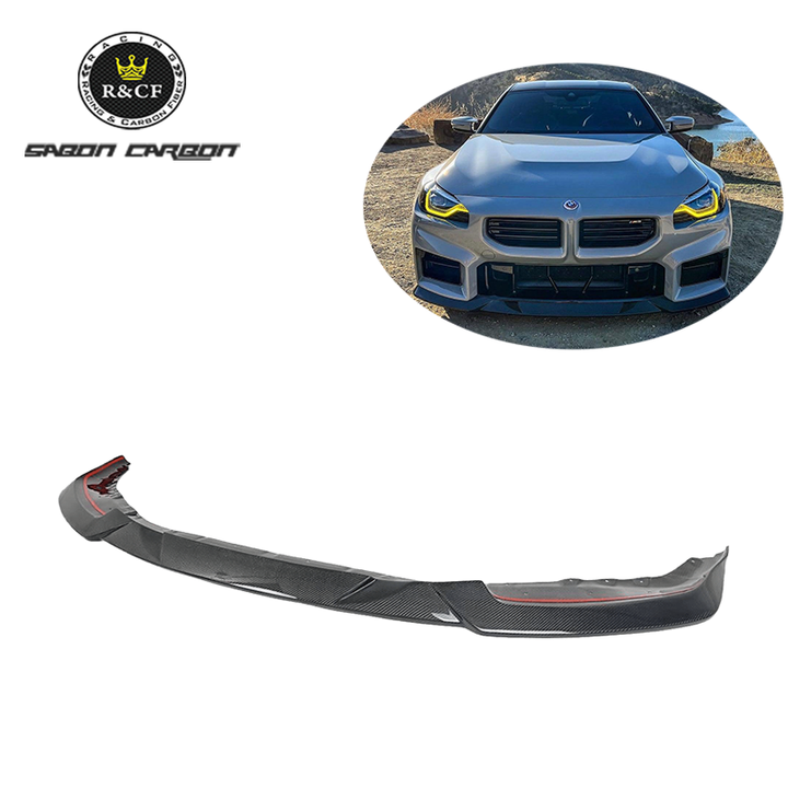 M2 G87 Front Splitter Carbon Fiber - BMW M Style Bumper