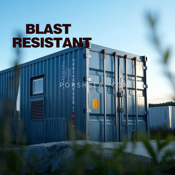 Explosion-proof House Prefabricated Module Homes Hardened Structure for ...