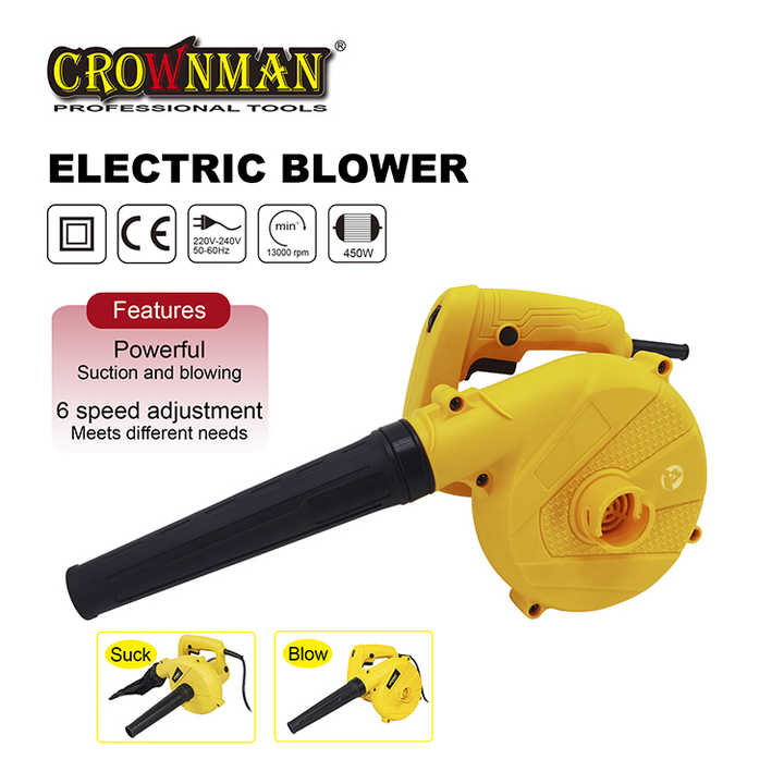 CROWNMAN 450W Electric Air Mini Blower - Efficient Duster