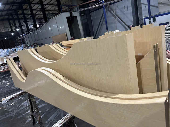 Customizable Aluminum Metal Wave Ceiling Tiles - Unique Art Decoration