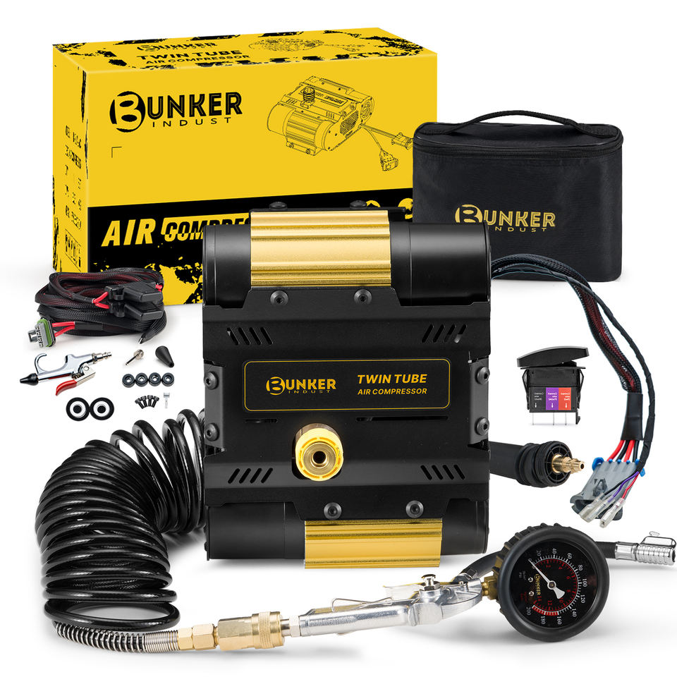 BUNKER INDUST Portable Dual Cylinder Tire Inflator - 150 PSI