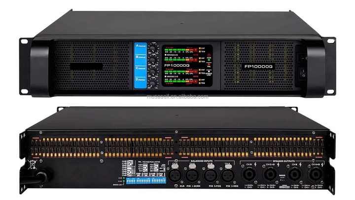 EIF Professional High-Performance Audio Amplifier Stage 4ohm Metal Body ...