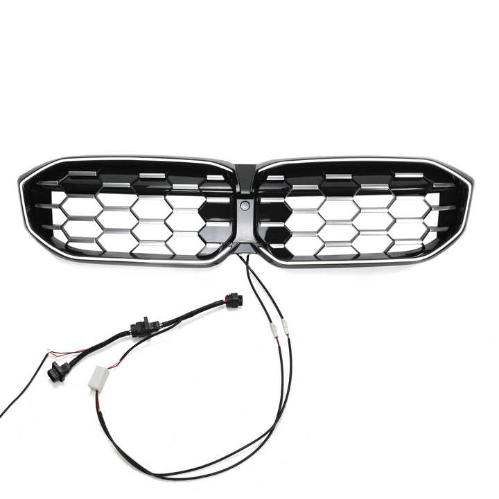 BMW 3 Series G20 G28 2023 Front Bumper Grille - Silver ABS