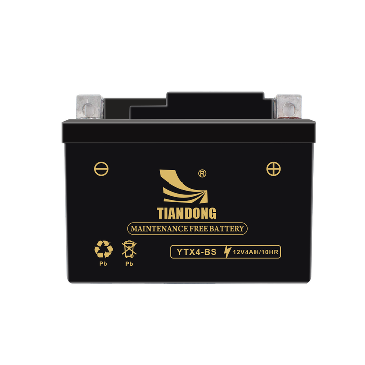 YT4 12V 4 AH Electric Motorcycle Parts Motorcycle Accessories Battery ...