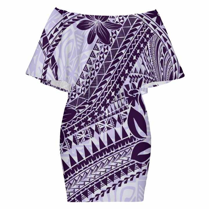 Oversized Women Samoan Puletasi Dresses Women Ladies Summer Polynesian ...