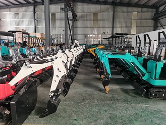 Trench Digger Machine Walk Behind Mini Excavator Small Tree Digging ...