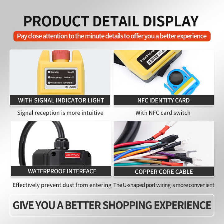 ML-S80 Industrial Crane Wireless Remote Control 12-440V Good Quality ...