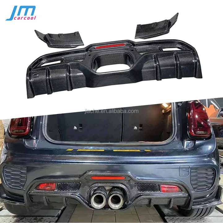 Rear Diffuser Bumper Fins Splitters Body Kits for BMW MINI Cooper F55 ...