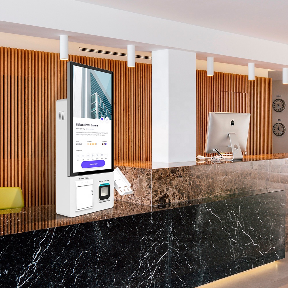 Self Service Wall Interactive Kiosks for Restaurants