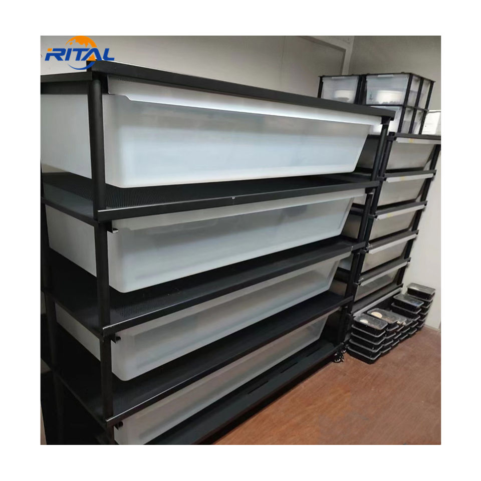 Big Size Pvc Snake Tub Reptile Cage Snake Metal Breeding Rack System ...