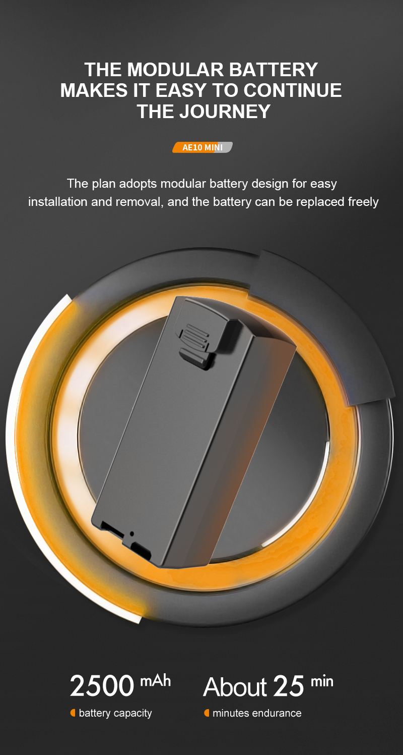 AE10 Drone - GPS WIFI Brushless Drone 8K HD Dual Camera Professional 8 ...