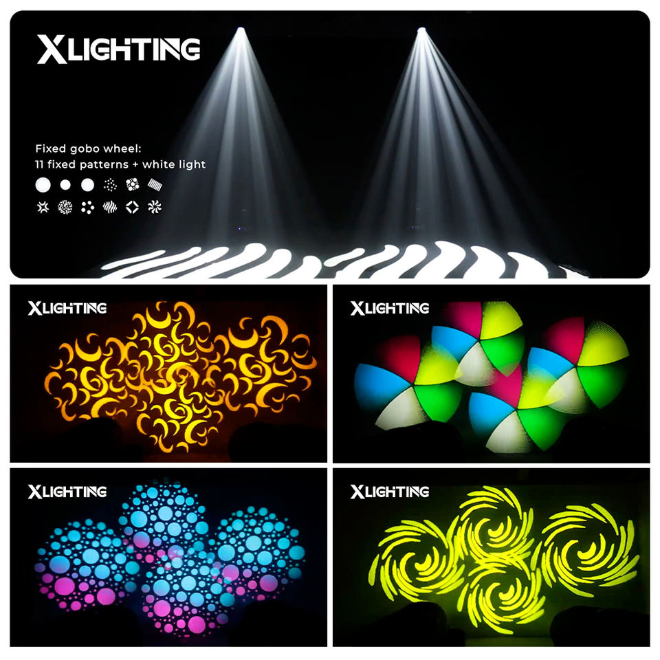 XLIGHTING LED Moving Head Light 500W BSW 3 in 1 with CMY CTO ...