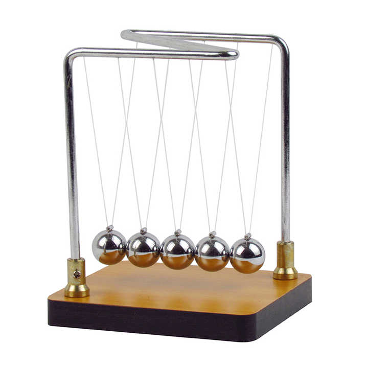 Newton's Cradle Collision Balls - Educational Physics Experiment