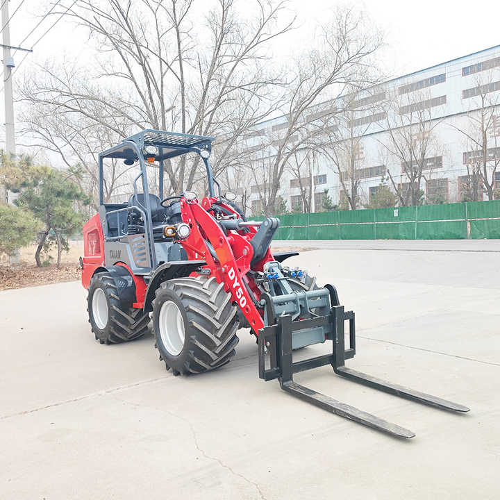 New Design 4x4 Mini Loader DY50 Hydrostatic Hydraulic Mini Wheel Loader ...