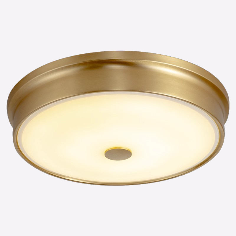 American All Copper Ceiling Light, Bedroom Aisle Decoration Lighting ...