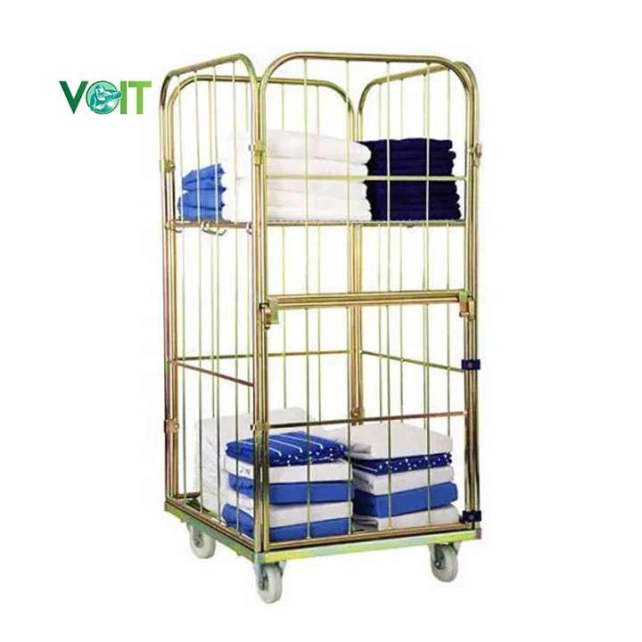 Logistics Transport Steel Half-open Door Collapsible Rolling Metal ...