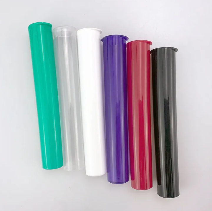 Custom Packaging Pop Top Tube Container Child Resistant 116mm 120mm ...