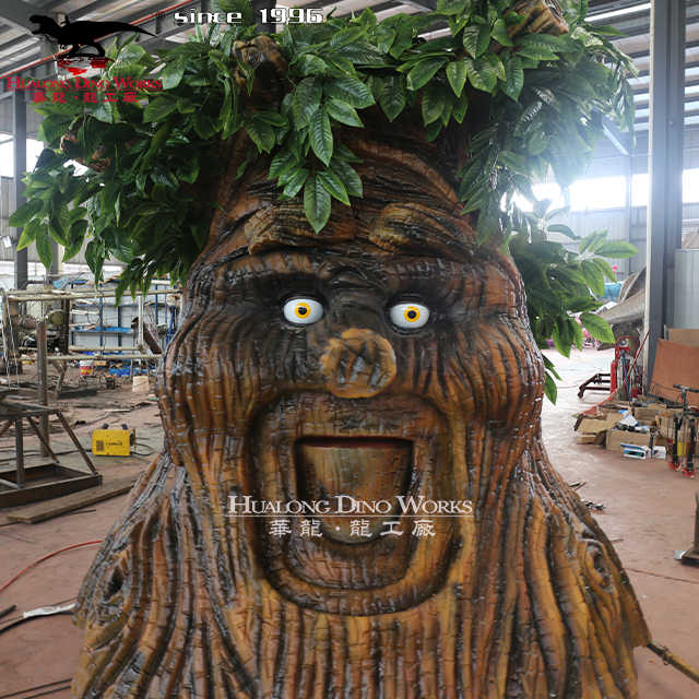 Halloween Props Life Size Animated Talking Tree Animatronics